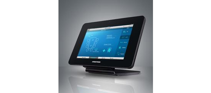 Crestron debuts advanced wireless touch screen